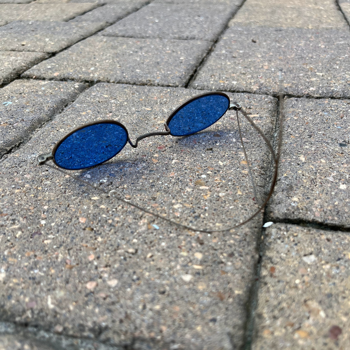 c. 1890s-1900s Blue Tinted Sunglasses – Witchy Vintage