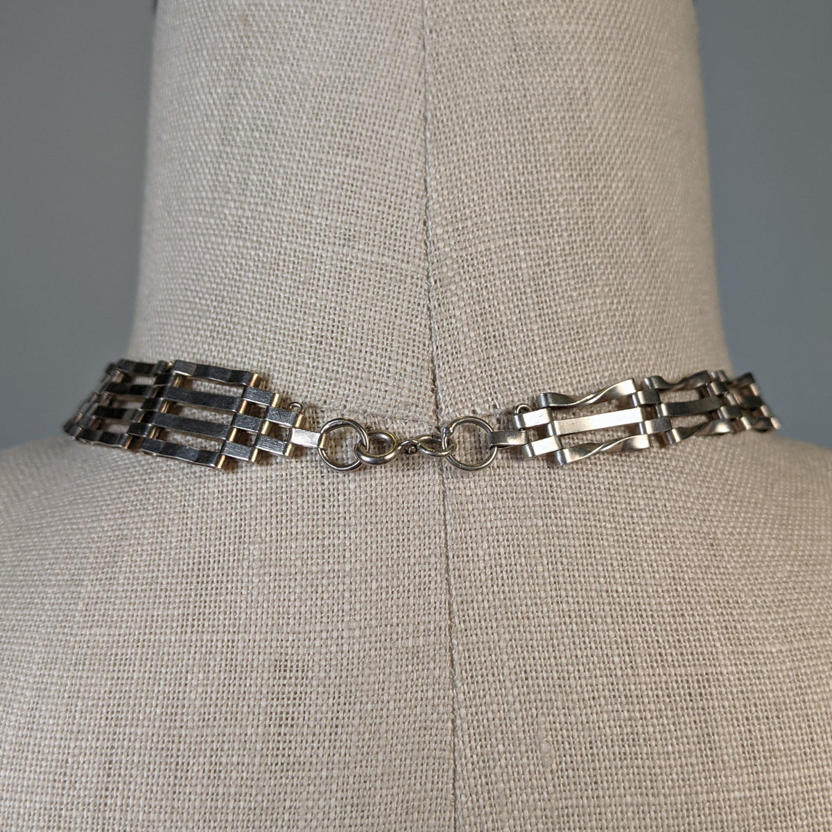 Victorian Revival Sterling Silver Gate Necklace – Witchy Vintage