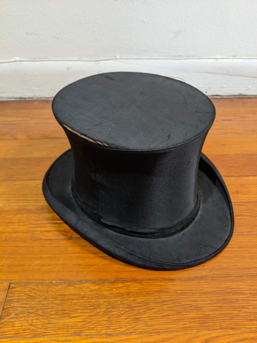 c. 1910s Collapsible Silk Top Hat – Witchy Vintage